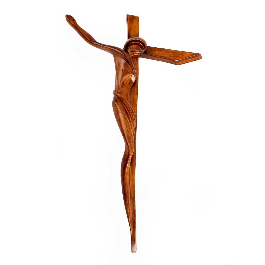 33 Cristo material resina pintado imitación madera modelo Dalí «24 cm ...